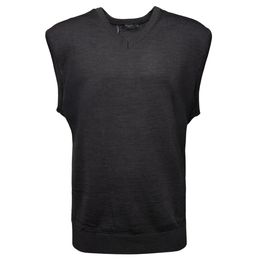 Pullunder Maerz Muenchen "Maerz Muenchen 460090 Strickpullunder Herren Bekleidung", Herren, Gr. 62, dunkelgrau, 100% Wolle, V-Ausschnitt, Pullover Pullunder