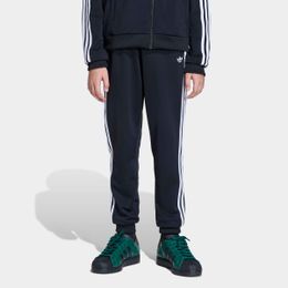 Sporthose adidas originals "SST TRACK PANTS", M&auml;dchen, Gr. 128, N-Gr, schwarz, wei&szlig;,, Obermaterial: 100% Polyester, Hosen Sporthose