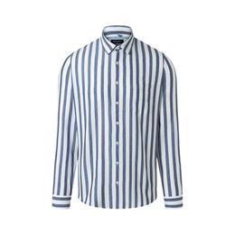 Langarmhemd Maerz Muenchen "Maerz Muenchen 721801 Langarmhemd Herren Bekleidung", Herren, Gr. 37/38, EURO-Gr&ouml;&szlig;en, blau, 100% Baumwolle, Hemden