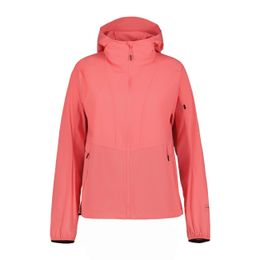 Outdoorjacke Icepeak "Icepeak Jacke Brinson", Damen, Gr. 36, mandarine, Stoff, 84% Polyamid, 16% Elasthan, normal, Jacken Outdoorjacke