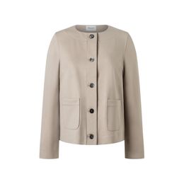 Strickjacke Maerz Muenchen "Maerz Muenchen 179100 Strickjacke Damen Bekleidung", Damen, Gr. 40, beige, 62% Viskose, 33% Polyamid, 5% Spandex, Strickjacken Strickjacke