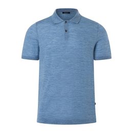 Poloshirt Maerz Muenchen "Maerz Muenchen 401100 Poloshirt Herren Bekleidung", Herren, Gr. 48, blau, 100% Wolle (Merino), Shirts