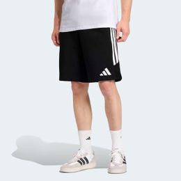 Trainingsshorts adidas Performance "TIRO26L SW SHO", Herren, Gr. M, N-Gr, schwarz, wei&szlig;, normal, gr., Obermaterial: 70% Baumwolle, 30% Polyester, Hosen