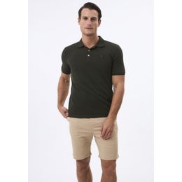 Poloshirt FELIX HARDY "Polo Shirt", Herren, Gr. L, khaki, 97% Baumwolle, 3% Elasthan, Shirts