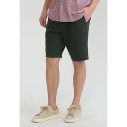 Chinoshorts FELIX HARDY "Leinenshorts", Herren, Gr. 32, Normalgr&ouml;&szlig;en, khaki, 70% Baumwolle, 30% Leinen, Hosen Chinoshorts