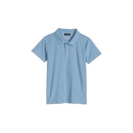 Marc O'Polo Poloshirt MARC O'POLO "aus reiner Bio-Baumwolle", Jungen, Gr. 164, blau, Obermaterial: 100% Baumwolle, unifarben, regular fit, Shirts