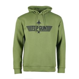 Kapuzenpullover Top Gun "PP201018", Herren, Gr. 54XL, gr&uuml;n (olive), Obermaterial: 60% Baumwolle, 40% Polyester, Pullover Sweatshirt Hoodie