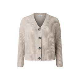 Cardigan Maerz Muenchen "Maerz Muenchen 214300 Cardigan Damen Bekleidung", Damen, Gr. 36, beige, 60% Wolle, 20% Viskose, 20% Polyamid, Strickjacken