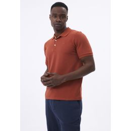 Poloshirt FELIX HARDY "Polo Shirt", Herren, Gr. L, terrakotta, 97% Baumwolle, 3% Elasthan, Shirts
