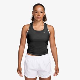 Tanktop Nike "W NK TEMPO DF CRP MESH TANK", Damen, Gr. L, schwarz, schwarz,, Obermaterial: 80% Polyester, 20% Elasthan, normal, Rundhals, Tops Tanktop, sportliche Schnittform, f&uuml;r aktive Eins&auml;tze, mit Dri-FIT Technologie