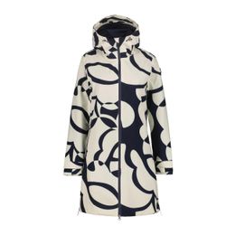 Outdoorjacke Luhta "Luhta Mantel Ailio", Damen, Gr. 36, dunkel blau, Stoff, 100% Polyester, normal, Jacken Outdoorjacke