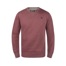 !Solid Longpullover SOLID "Sweatshirt SDBenn", Herren, Gr. M, rot (wine r mel), Obermaterial: 50% Baumwolle CO. 50% Polyester PES., Sweatshirts Longpullover