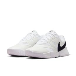 Tennisschuh Nike "W COURT LITE 4", Damen, Gr. 36,5, wei&szlig;, schwarz, summit wei&szlig;, Synthetik, Textil, Schuhe, Allcourtschuh