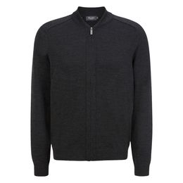 Strickjacke Maerz Muenchen "Maerz Muenchen 585600 Strickjacke Herren Bekleidung", Herren, Gr. 52, dunkelgrau, 100% Wolle (Merino), Strickjacken Strickjacke