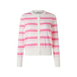 Strickjacke Maerz Muenchen "Maerz Muenchen 234201 Strickcardigan Damen Bekleidung", Damen, Gr. 42, pink, 100% Baumwolle, Strickjacken Strickjacke