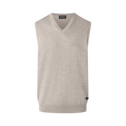 Pullunder Maerz Muenchen "Maerz Muenchen 460000 Strickpullunder Herren Bekleidung", Herren, Gr. 54, beige, 100% Wolle, V-Ausschnitt, Pullover Pullunder