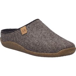 Hausschuh Josef Seibel "Vince 04, moro", Herren, Gr. 46, braun (moro), Obermaterial: 80% Rindsleder Leather cow. 20% Textilmaterial TEXMAT., Schuhe Hausschuh