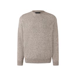 Strickpullover Maerz Muenchen "Maerz Muenchen 432800 Pullover Herren Bekleidung", Herren, Gr. 48, braun, 88% Baumwolle, 12% Leinen, Rundhals, Pullover Strickpullover