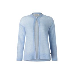 Strickjacke Maerz Muenchen "Maerz Muenchen 214600 Strickjacke Damen Bekleidung", Damen, Gr. 40, blau, 46% Alpaka, 35% Polyamid, 19% Schurwolle, Strickjacken Strickjacke