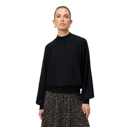 Strickpullover Zero "Damen mit Stehkragen", Damen, Gr. 34, schwarz beauty, Strick, Obermaterial: 80% Viskose, 20% Polyester. F&uuml;llung:, unifarben, figurbetont lang, eng, Pullover Strickpullover, Plain/ohne Details
