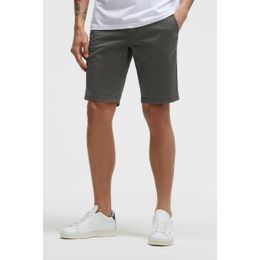 Chinohose CMPD, Herren, Gr. L, Normalgr&ouml;&szlig;en, pure anthra, Web, Material: 98% Baumwolle, 2% Elasthan, used, slim fit knielang, Hosen Chinohose, mit Ges&auml;&szlig;taschen