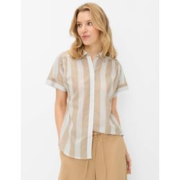 Brax Damen Bluse Style VIV golden beige, Beige, Gr. 48