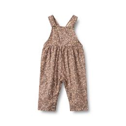 Jumpsuit Wheat "Wheat Overall Liz", M&auml;dchen, Gr. 92, schwarz sea garden, 100% Baumwolle (Bio), normal, Overalls Jumpsuit