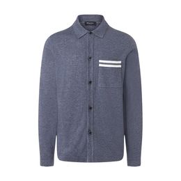 Strickjacke Maerz Muenchen "Maerz Muenchen 525201 Strickjacke Herren Bekleidung", Herren, Gr. 48, blau, 50% Baumwole, 50% Schurwolle, Strickjacken Strickjacke