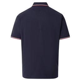 Poloshirt Casamoda "Casamoda Polo-Shirt Print", Herren, Gr. L, dunkelblau, 100% Baumwolle, Shirts