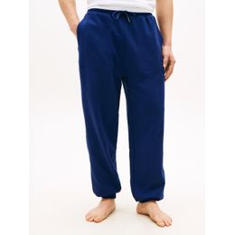 Jogginghose, Herren, Gr. L (52), N-Gr, preppy navy, Sweatware, Obermaterial: 82% Baumwolle, 18% Polyester, Tommy Hilfiger Underwear, normal lang, Hosen Jogginghose, Lounge-Jogginghose aus Terry