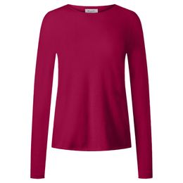 Strickpullover Maerz Muenchen "Maerz Muenchen 375200 Strickpullover Damen Bekleidung", Damen, Gr. 40, bordeaux, 100% Wolle, Rundhals, Pullover Strickpullover