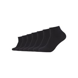 Kurzsocken Camano "ca-soft", Damen, Gr. 35-38, schwarz, Baumwollmischung, unifarben, normal, Socken, mit hohem Baumwollanteil