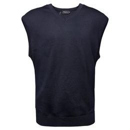 Pullunder Maerz Muenchen "Maerz Muenchen 460090 Strickpullunder Herren Bekleidung", Herren, Gr. 62, dunkelblau, 100% Wolle, V-Ausschnitt, Pullover Pullunder