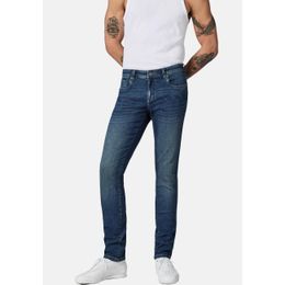 Slim-fit-Jeans PEAK TIME "Mailand", Herren, Gr. 30, L&auml;nge 32, blau, Denim/Jeans, Material: 87% Baumwolle, 11% Polyester, 2% Elasthan, Basic, slim fit lang, Jeans Slim-fit-Jeans, Herren Jeans mit super hohem Stretch-Anteil