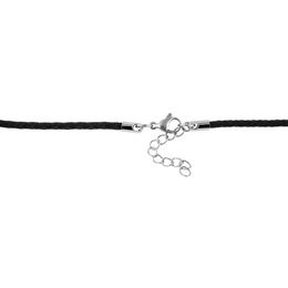 Adelia&acute;s Kette ohne Anh&auml;nger ADELIA&acute;S "Unisex Halskette aus Leder" Gr. 45, schwarz, Halsketten, Damen, 45, Ideal als Geschenk &ndash; dezent und elegant