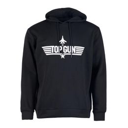 Kapuzenpullover Top Gun "PP201018", Herren, Gr. 50M, schwarz, Obermaterial: 60% Baumwolle, 40% Polyester, Pullover Sweatshirt Hoodie