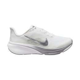 Laufschuh Nike "Pegasus 42", Damen, Gr. 42,5, wei&szlig;, metallic silber, wolf grau, Synthetik, Textil, Schuhe Laufschuh