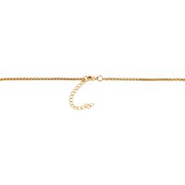 Adelia&acute;s Kette ohne Anh&auml;nger ADELIA&acute;S "Unisex Halskette &ndash; Kordelkette aus Edelstahl" Gr. 40, gold, Halsketten, Damen, 40, Edelstahl, Geschenkidee: zeitlos und vielseitig