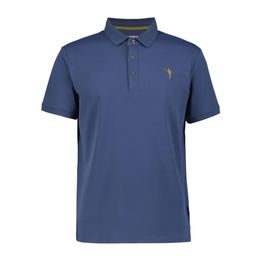 Poloshirt Icepeak "Icepeak Polo shirt Marblehead", Herren, Gr. L, marinenblau, Stoff, 100% Polyester, normal, hoch geschlossener Ausschnitt, Shirts