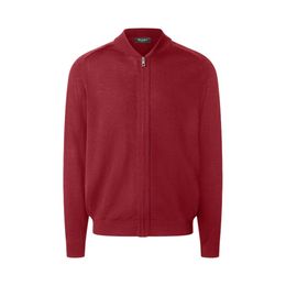 Strickjacke Maerz Muenchen "Maerz Muenchen 585600 Strickjacke Herren Bekleidung", Herren, Gr. 48, rot, 100% Wolle (Merino), Strickjacken Strickjacke