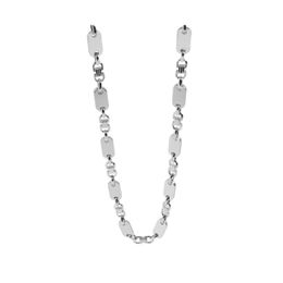 Adelia&acute;s Kette ohne Anh&auml;nger ADELIA&acute;S "Unisex Edelstahl Halskette" Gr. 55, silber, Halsketten, Damen, 55, Edelstahl
