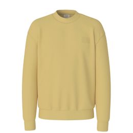 JOOP! Sweatshirt JOOP JEANS "Anastan", Herren, Gr. M, medium gelb, Sweatware, Obermaterial: 69% Baumwolle, 31% Polyester, regular fit normal, Rundhals, Rippb&uuml;ndchen, Sweatshirts Sweatshirt