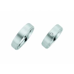 Adelia&acute;s Partnerring ADELIA&acute;S "Damen Edelstahl Freundschaftsring" Gr. 52, silber, Fingerringe, Damen, 52, Edelstahl, Edelstahlschmuck f&uuml;r Damen
