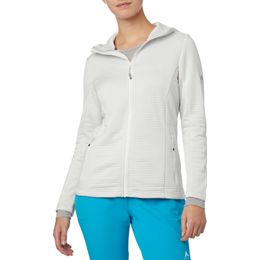 Fleecejacke McKINLEY "Unterjacke Aami wms", Damen, Gr. 46, m&eacute;lange, wei&szlig;, Obermaterial: 100% Polyester, Jacken Fleecejacke