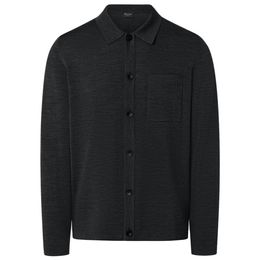 Strickjacke Maerz Muenchen "Maerz Muenchen 591300 Strickjacke Herren Bekleidung", Herren, Gr. 48, schwarz, 100% Wolle (Merino), Strickjacken Strickjacke
