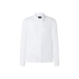 Langarmhemd Maerz Muenchen "Maerz Muenchen 740200 Langarmhemd Herren Bekleidung", Herren, Gr. 37/38, EURO-Gr&ouml;&szlig;en, wei&szlig;, 100% Leinen, Hemden