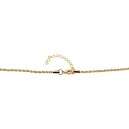 Adelia&acute;s Kette ohne Anh&auml;nger ADELIA&acute;S "Unisex Halskette &ndash; Kordelkette aus Edelstahl" Gr. 40, gold, Halsketten, Damen, 40, Edelstahl, Geschenkidee: zeitlos und vielseitig