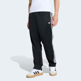Sporthose adidas originals "SST REG TP", Herren, Gr. M, N-Gr, schwarz, wei&szlig;, normal, gr., Obermaterial: 70% Polyester, 30% Baumwolle, Hosen Sporthose
