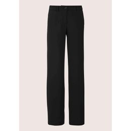Madeleine Mode B&uuml;gelfaltenhose MADELEINE "Hose Weite Palazzo-Hose mit B&uuml;gelfalten", Damen, Gr. 18, N + K Gr, schwarz, Obermaterial: 47% Polyester PES. 47% Viskose CV. 6% Elasthan EL., Modern, normal, Hosen
