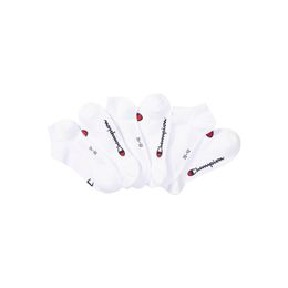 Sneakersocken Champion "6pk Sneaker Socks", Herren, Gr. 39 (42), wei&szlig;, Obermaterial: 71% Baumwolle, 23% Polyester, 4% Polyamid, 2% Elasthan, Socken Sneakersocken, f&uuml;r sportliche Aktivit&auml;ten, f&uuml;r Fitness und Training, im 6er-Pack